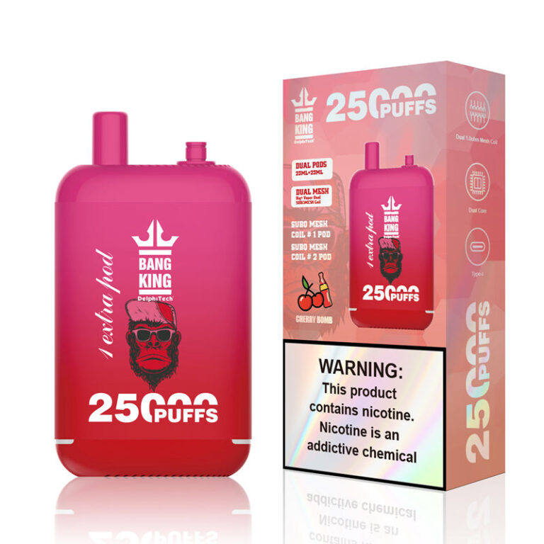 Bang King 25000 Puffs Vape Descartável - Loja Online de Vape Descartável